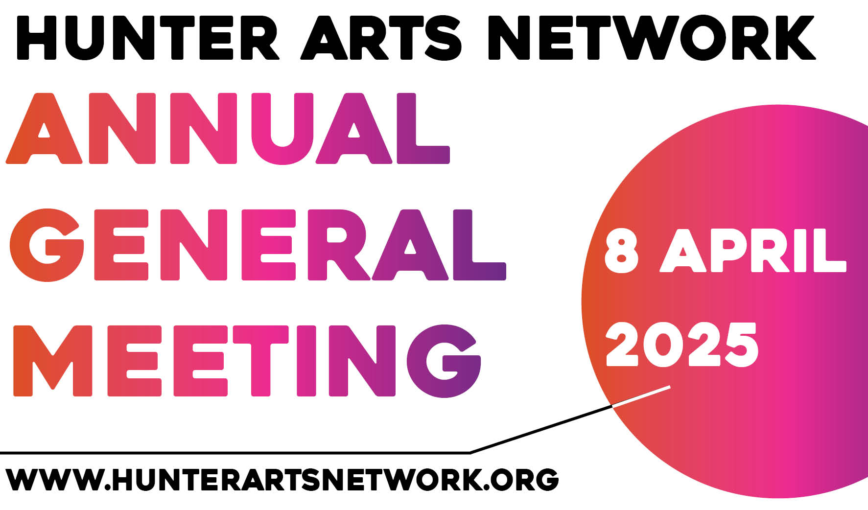 agm banner 2025 – Hunter Arts Network